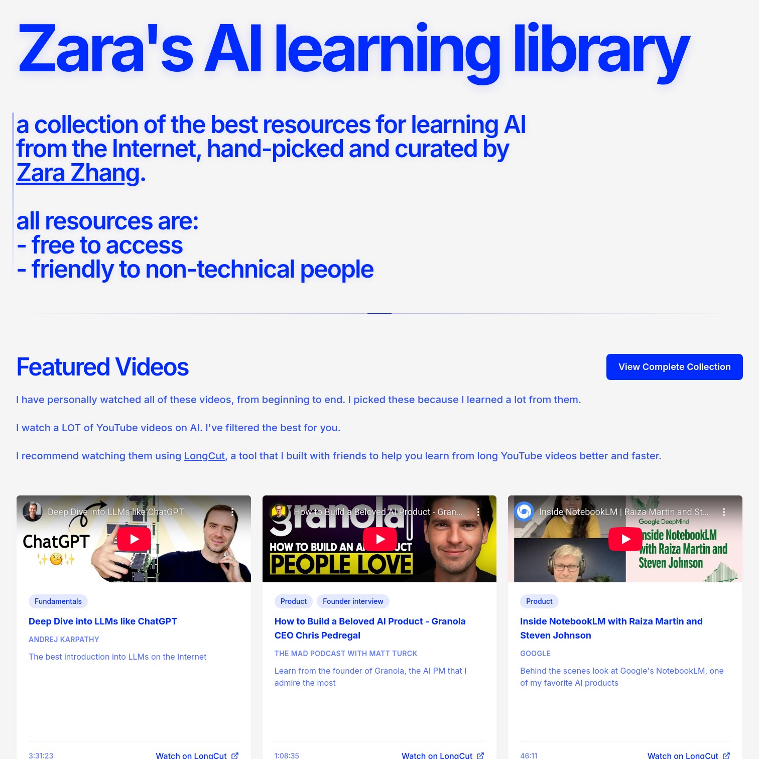 Zara's AI learning library | Faces